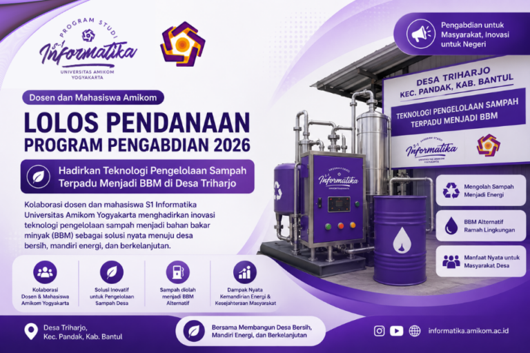 Dosen dan Mahasiswa Amikom Lolos Pendanaan Program Pengabdian 2026 ...